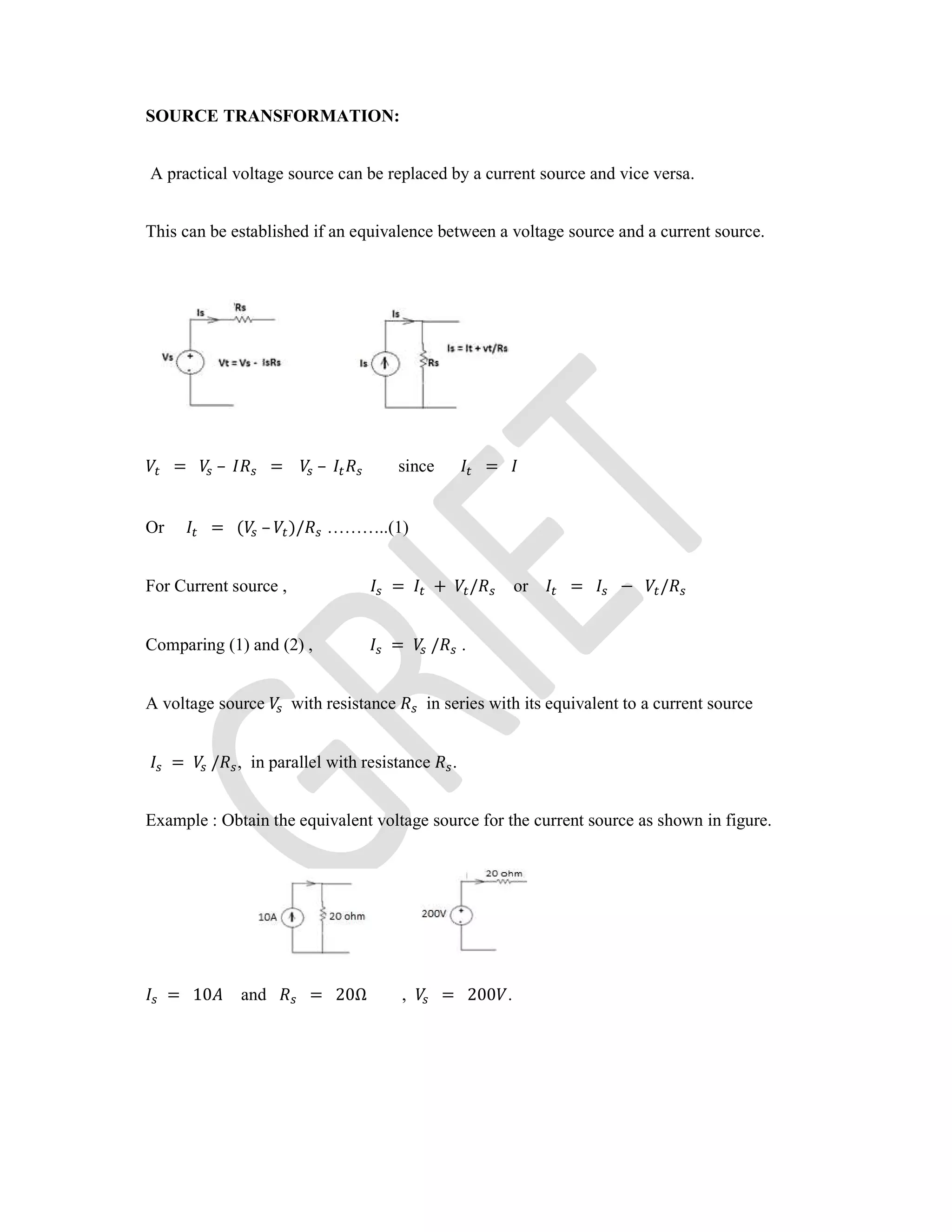 Basic Electrical Engineering | PDF