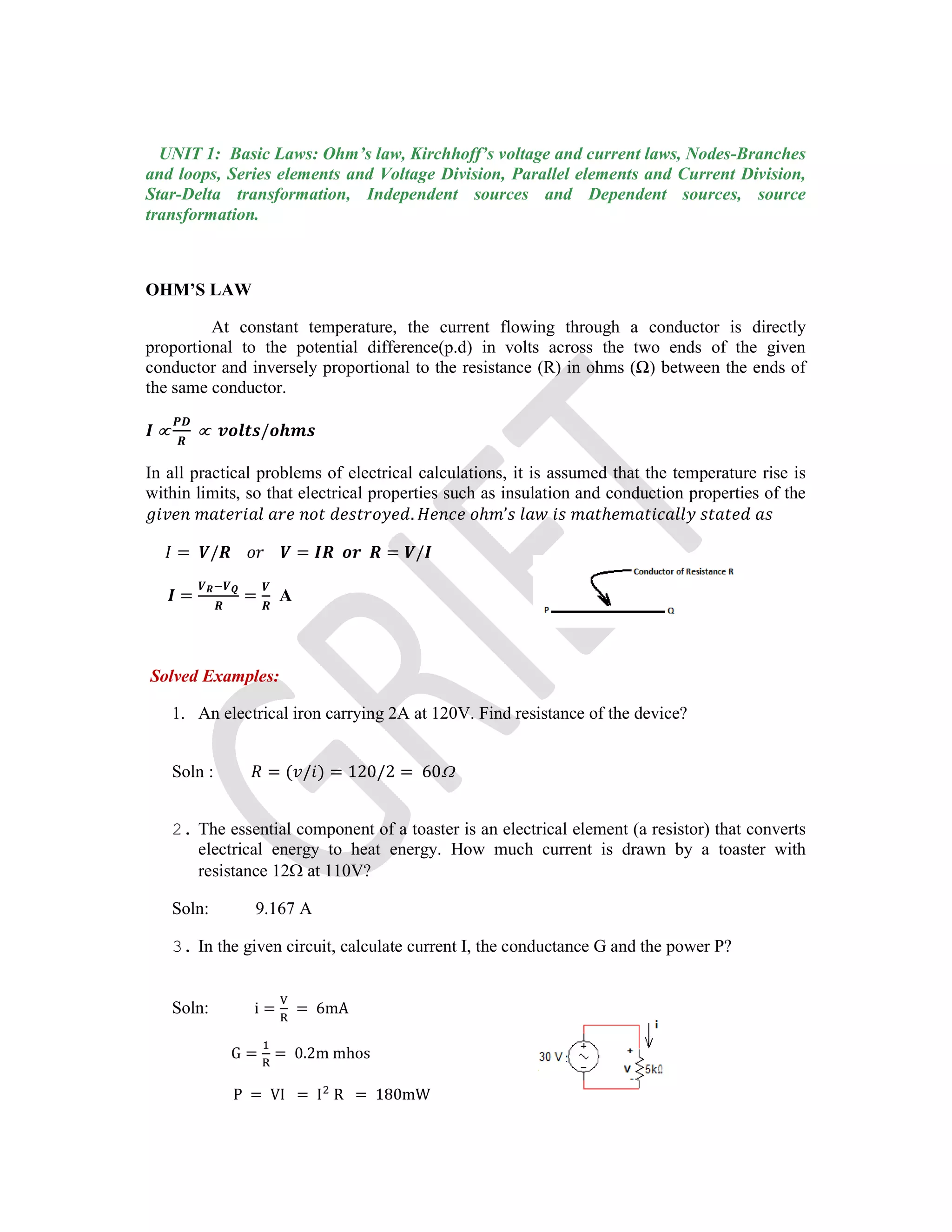 Basic Electrical Engineering | PDF