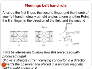 Bee(electromagnetism and mmf) lecture 3 | PPTX