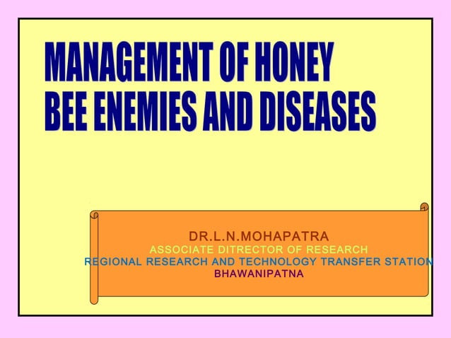Bee enemies and diseases | PPT