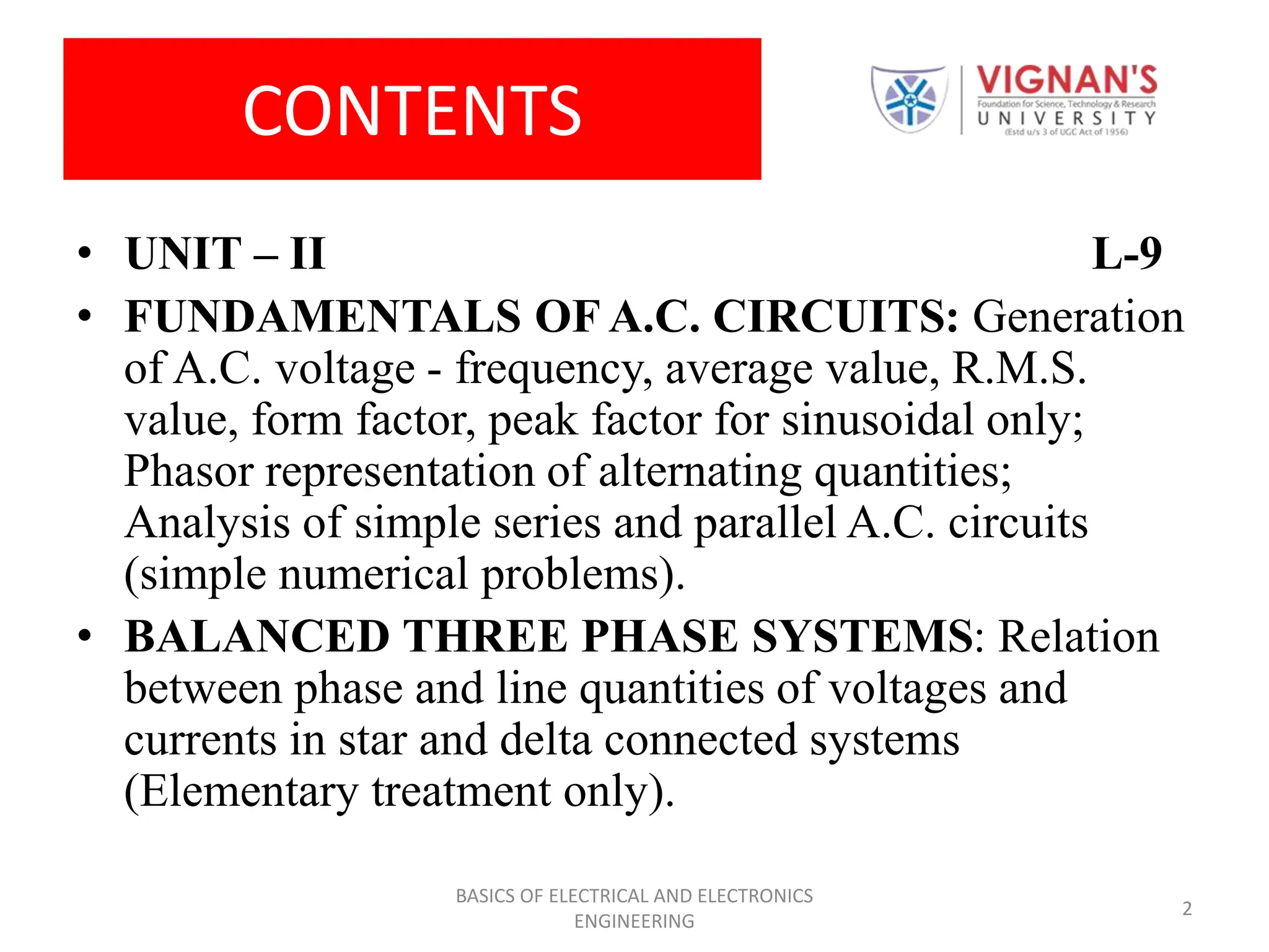 BEEE_unit2 for jntuk and jntuh 1st year students.pptx | Free Download