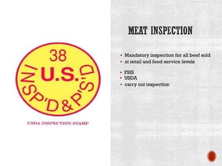 introduction to Beef , grading, and parts | PDF