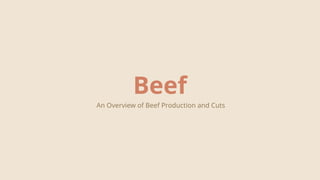 Beef: Nutritional Value, Processing, and Its Role in Food Engineering ...