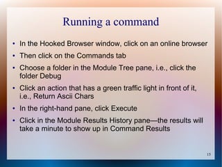 Browser Exploitation Framework Tutorial | ODP
