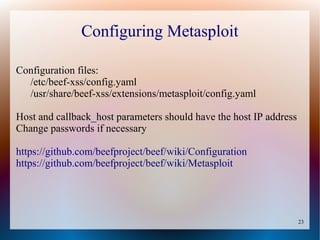 Browser Exploitation Framework Tutorial | ODP