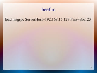Browser Exploitation Framework Tutorial | ODP