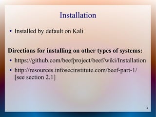 Browser Exploitation Framework Tutorial | ODP