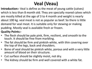 Beef and veal | PPT