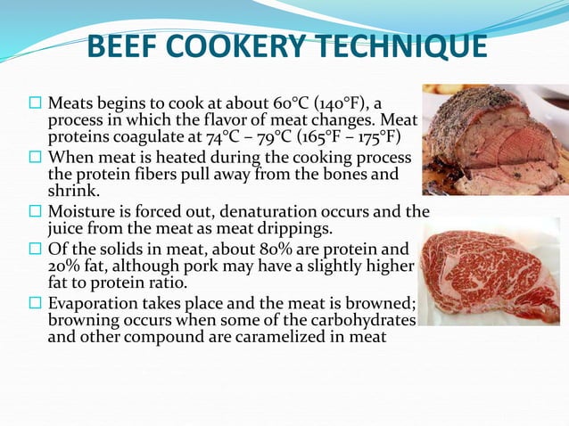 Beef cookery technique | PPT