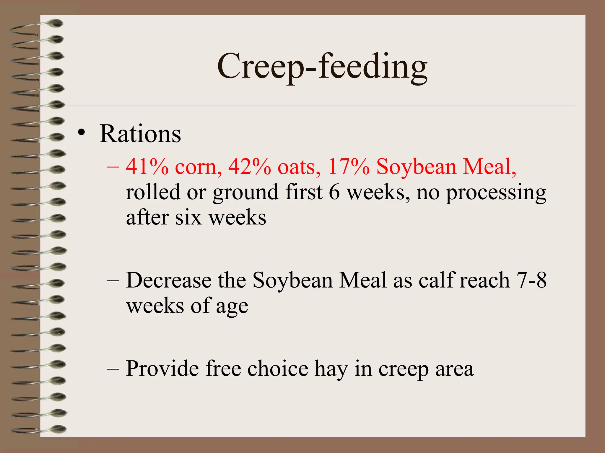 beef creep feeding.pptwef riot weffrkg efgd | PPT