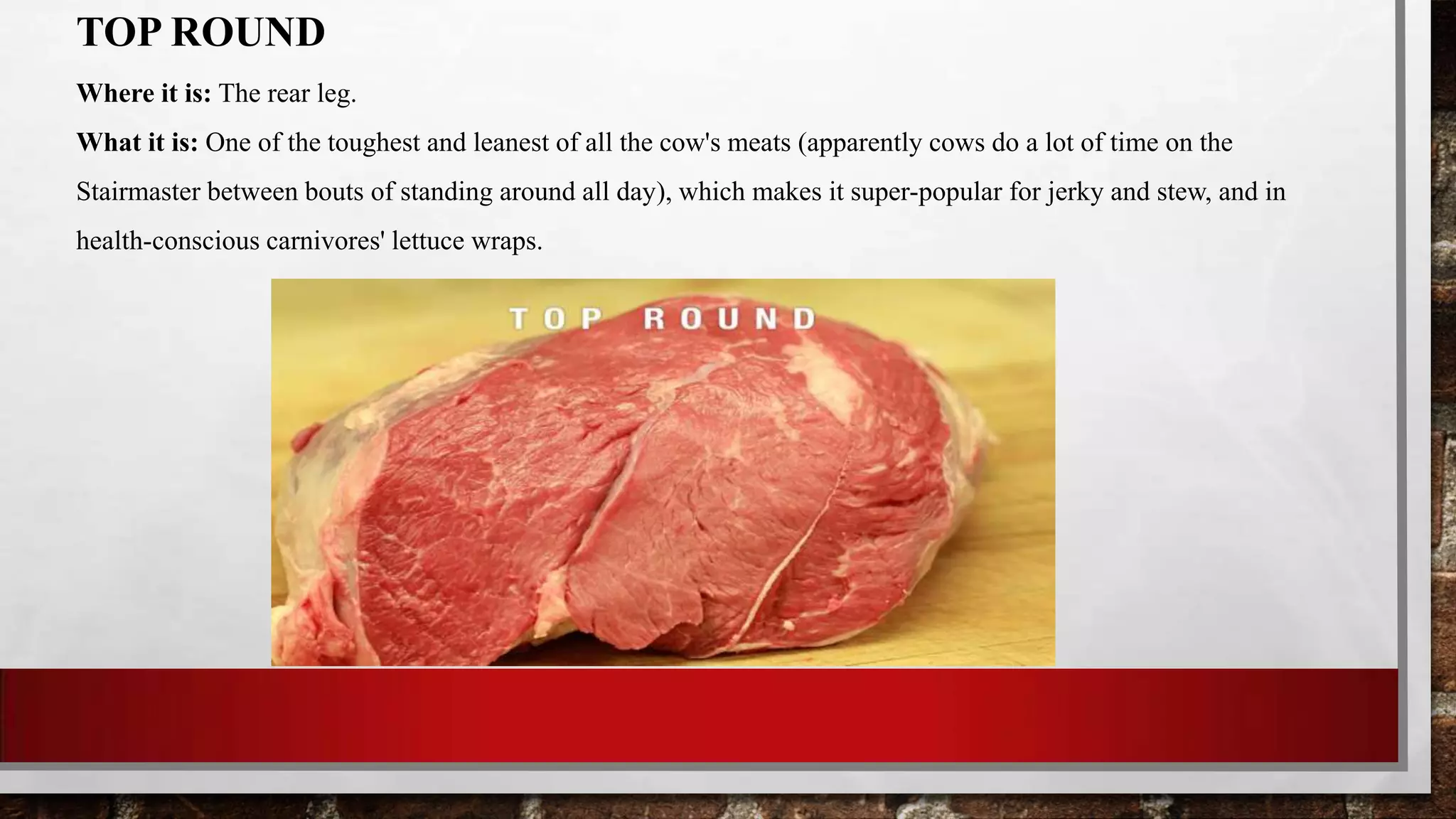 BEEF CUTS .. | PPTX