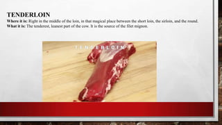 BEEF CUTS .. | PPTX