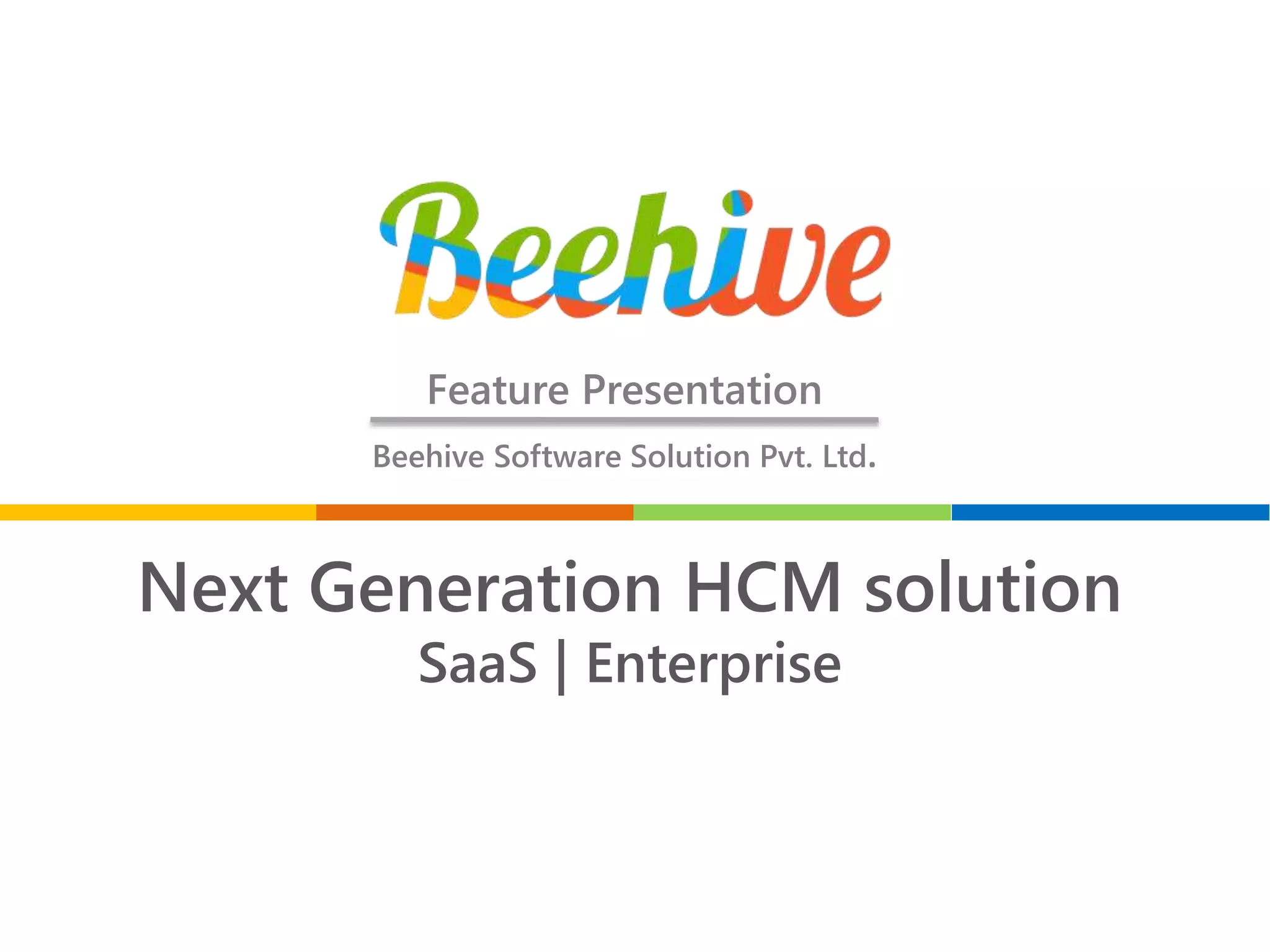 Beehive hrms presentation new 12 | PPTX