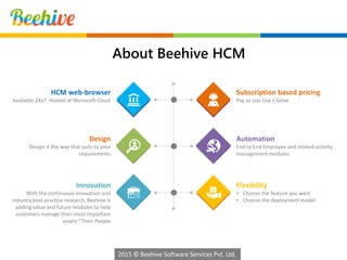 Beehive hrms presentation new 12 | PPTX