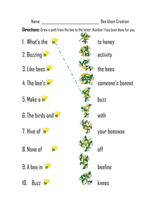 Bee Idioms | PDF