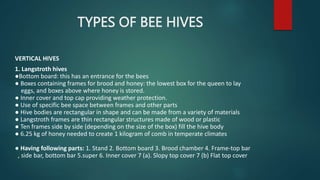 rearing of bees is called as bee keeping | PPTX