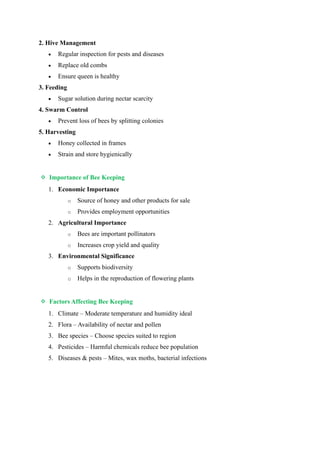 Bee Keeping (Apiculture)-definition ,types, products, importance ...