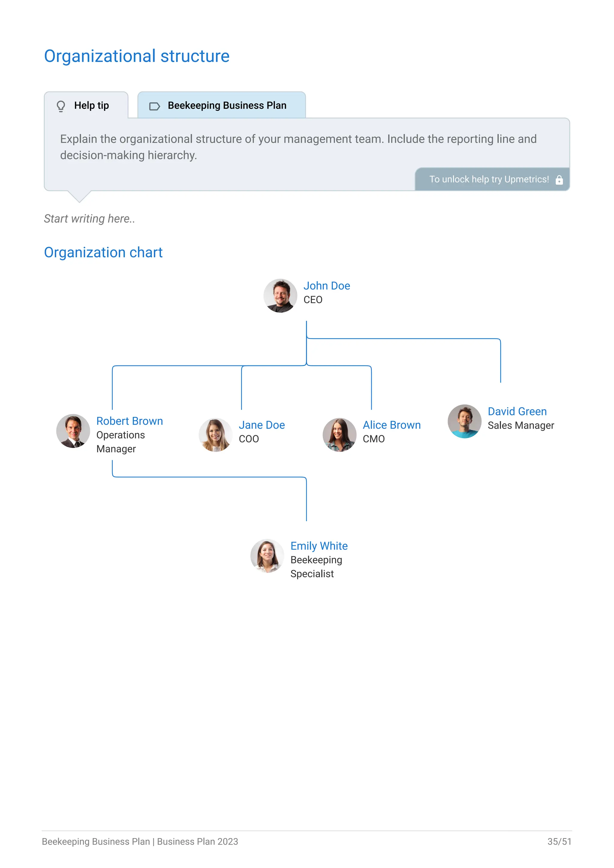 Beekeeping Business Plan Example | Upmetrics | PDF