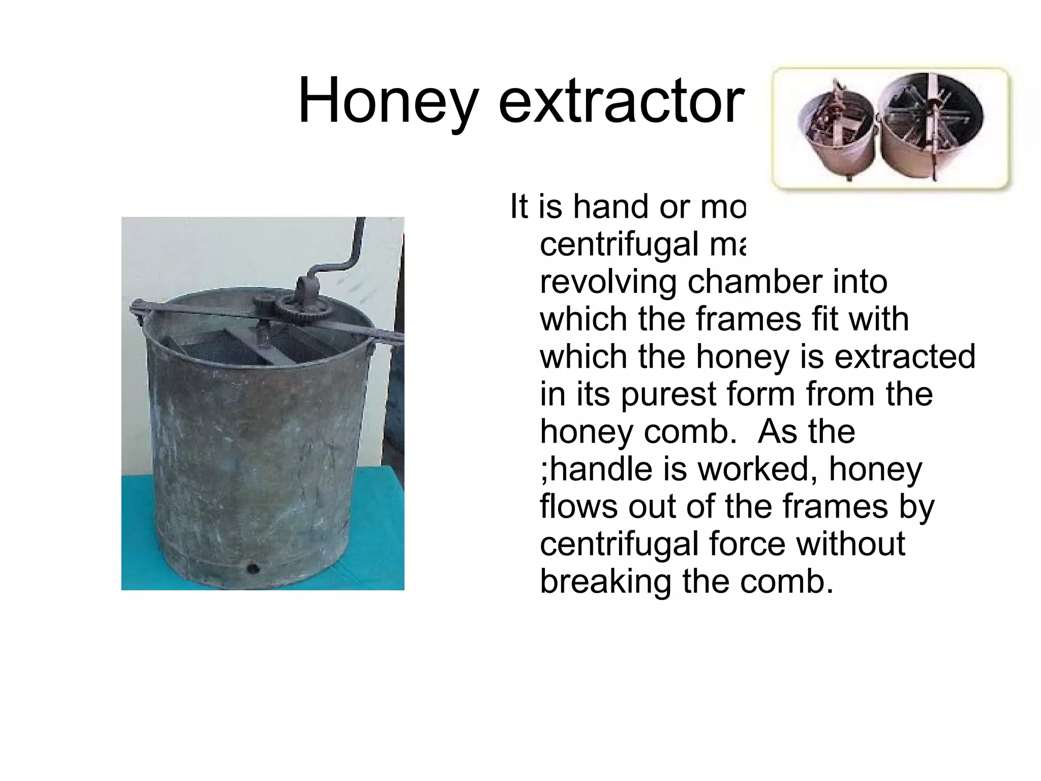 Bee keeping equipments | PPT