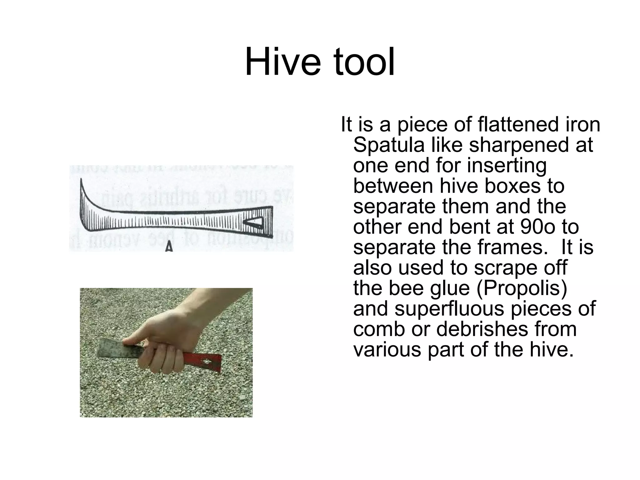 Bee keeping equipments | PPT