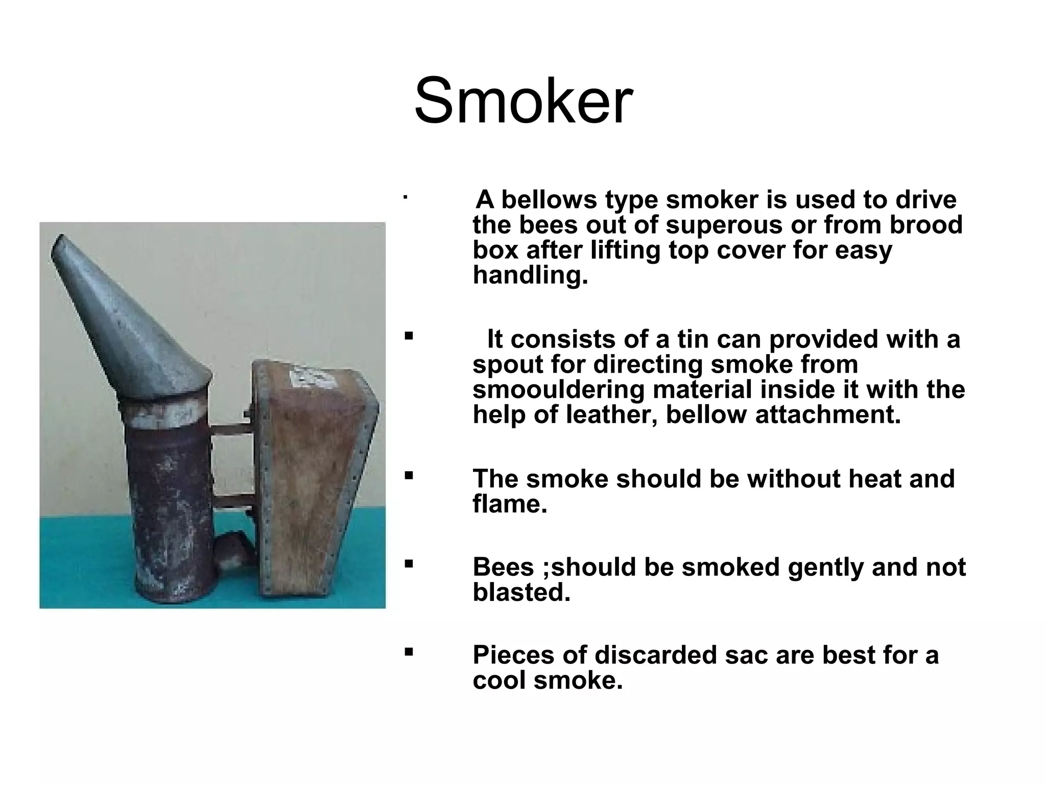 Bee keeping equipments | PPT