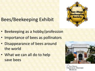 Beekeeping exhibit | PPTX