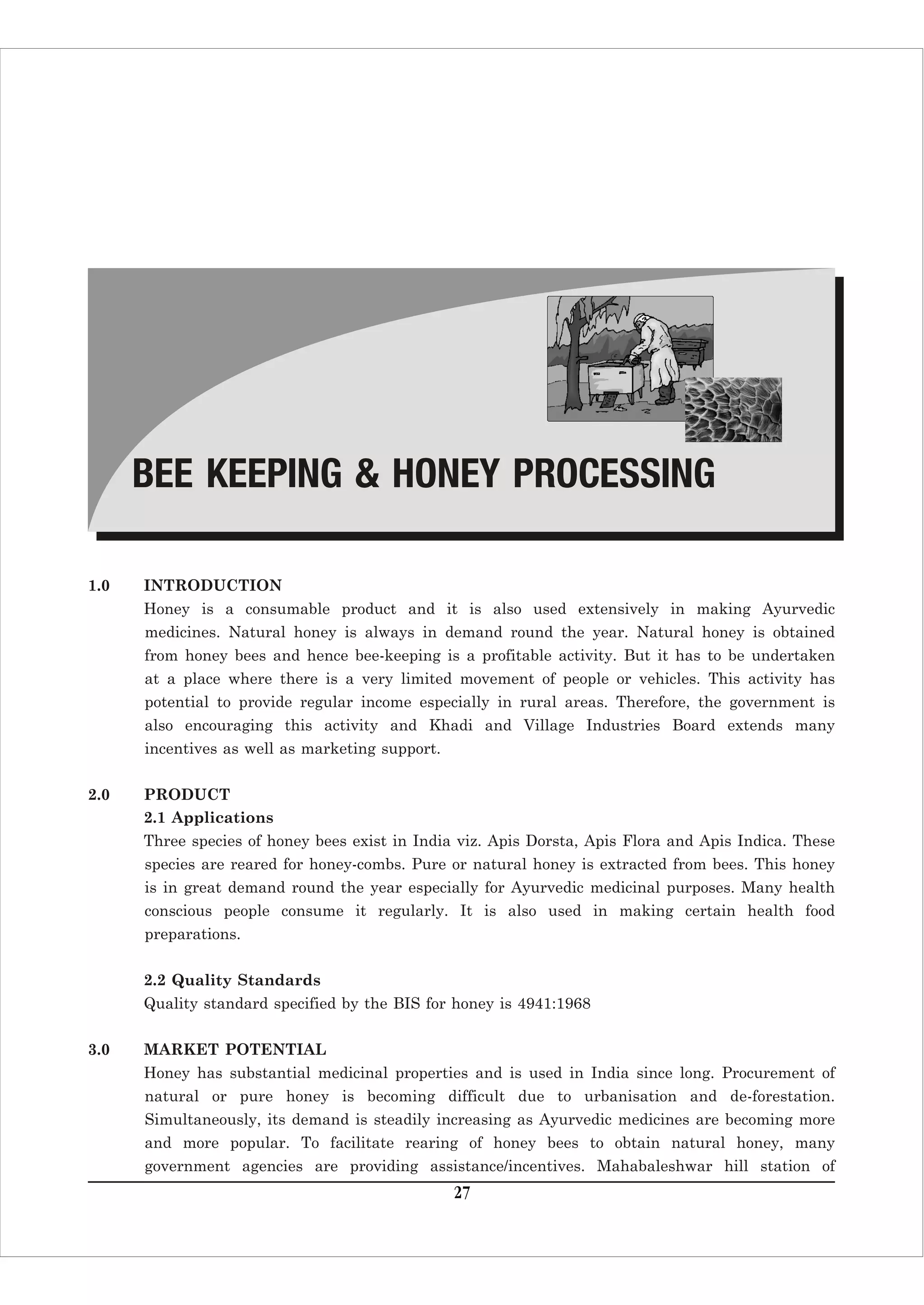 Beekeeping & Honey Processing Guide | PDF