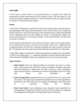 Bee keeping in honey business | PDF