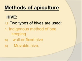 Bee keeping in india | PPTX