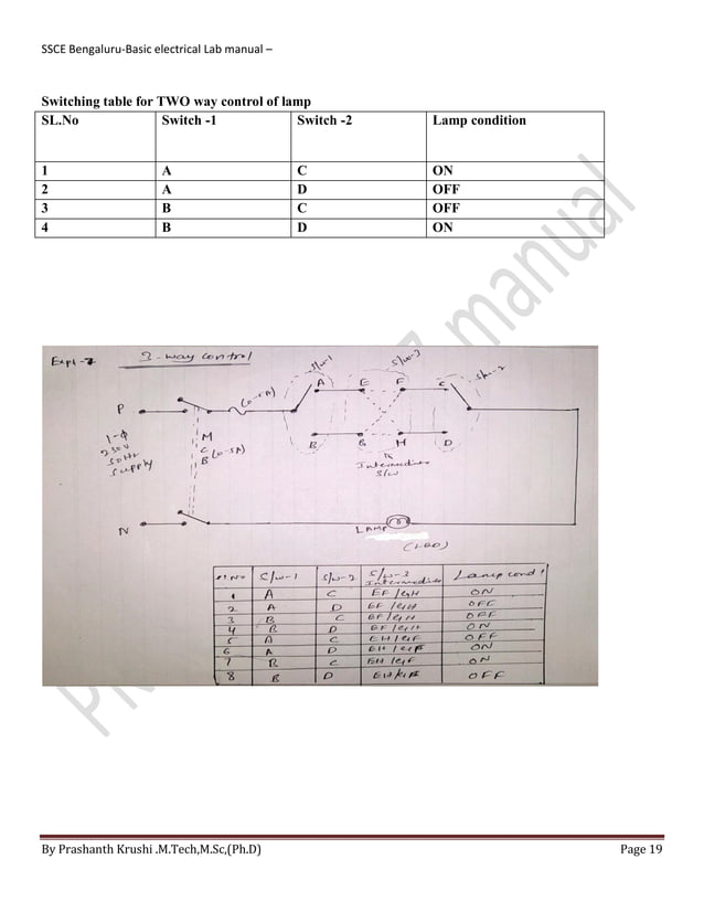 VTU Basic electrical Lab manual | PDF