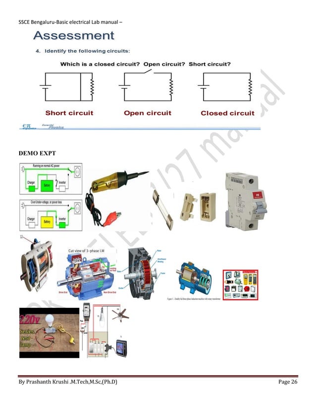 VTU Basic electrical Lab manual | PDF