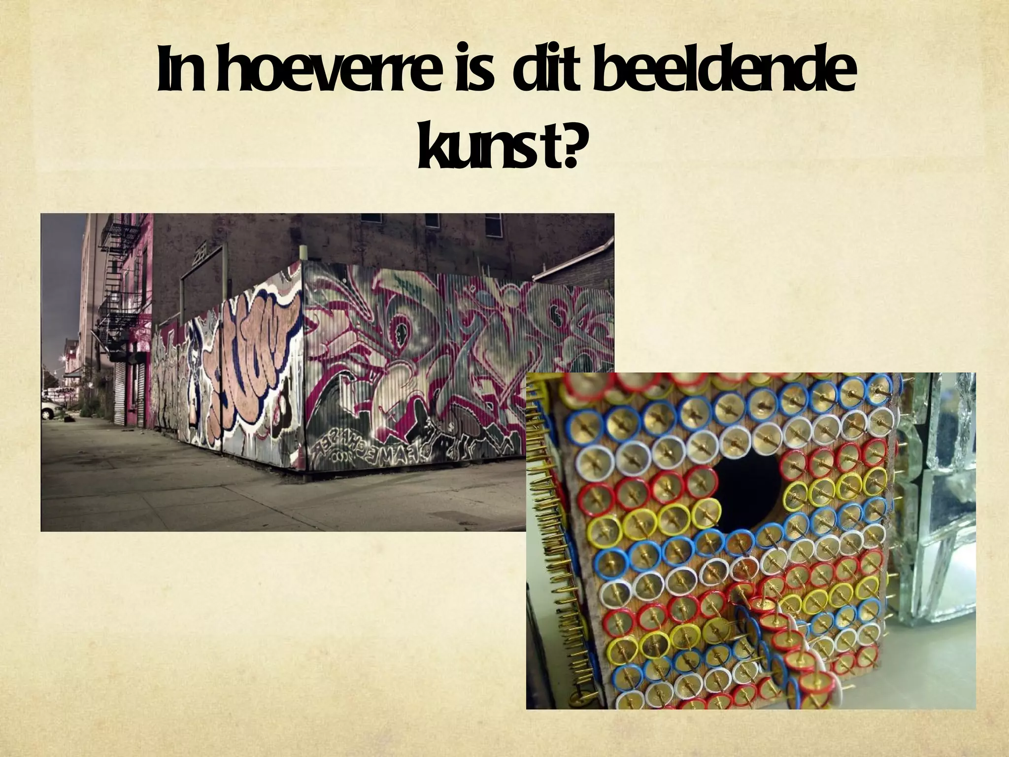 Beeldende kunst - Referaat | PPT