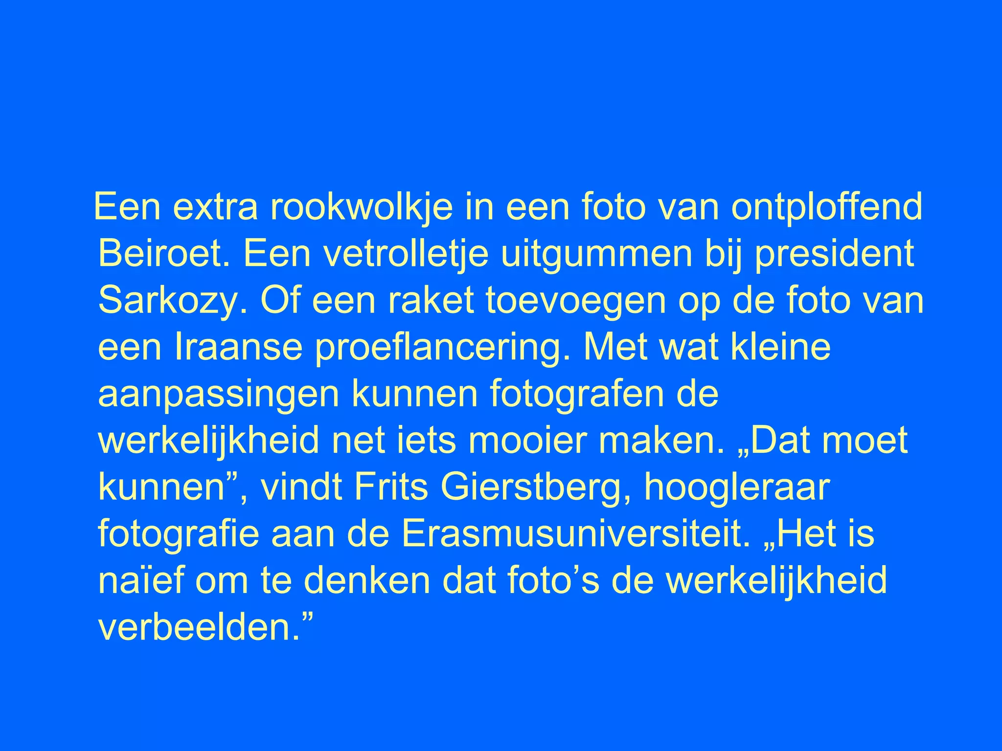 Beeldmanipulatie | PPT