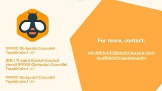 Beelinguapp Pitch Deck | PDF