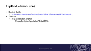 BEMM129 Flipgrid 2020 | PPTX