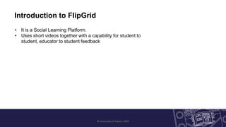 BEMM129 Flipgrid 2020 | PPTX