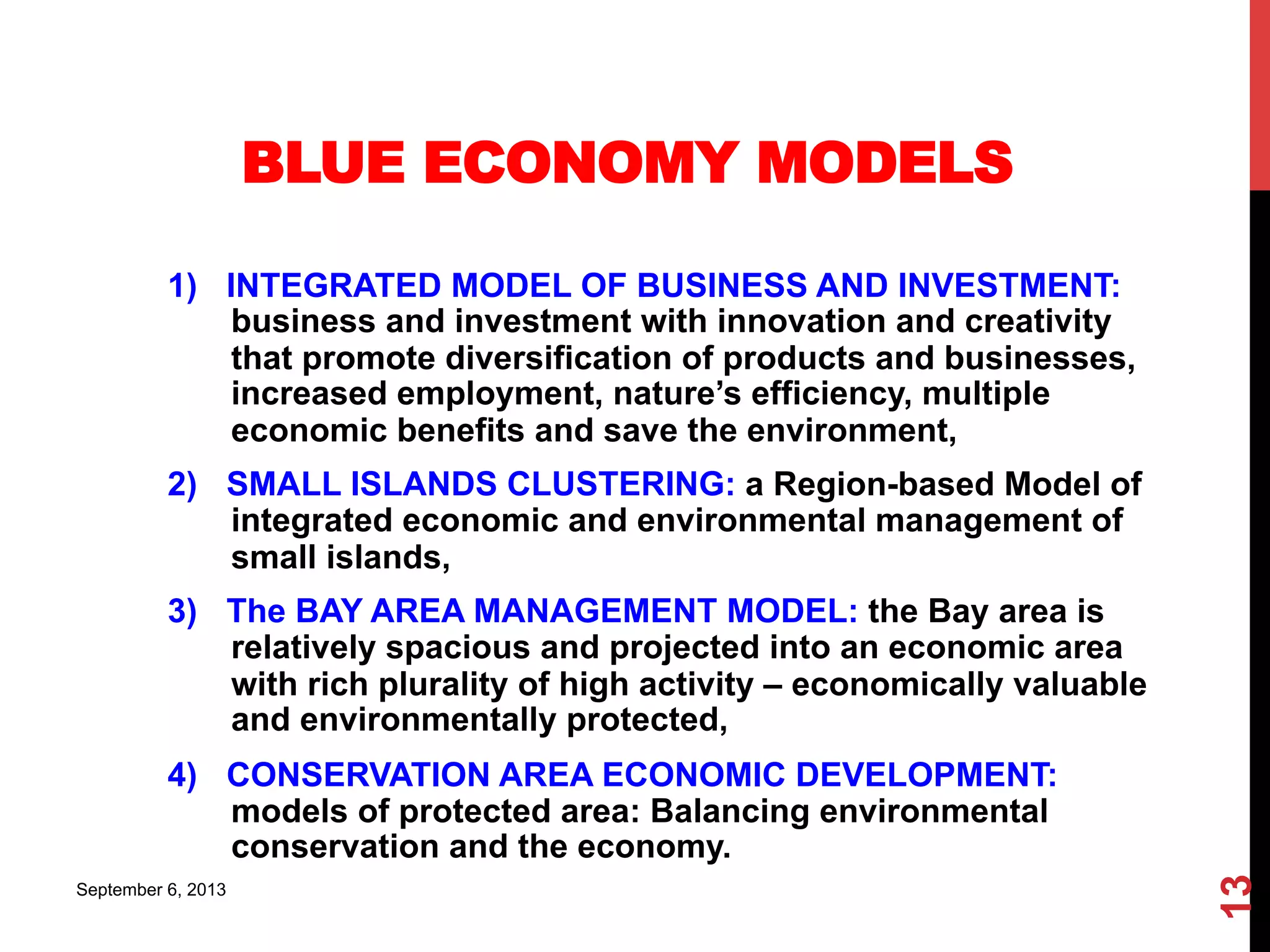 BLUE ECONOMY: TOWARDS A SUSTAINABLE MARINE AND FISHERIES DEVELOPMENT IN ...