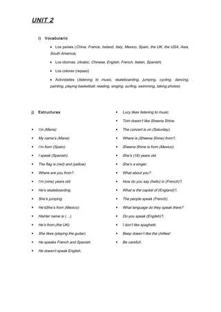 Beep 1+2+3+4 vocabulario completo | DOC