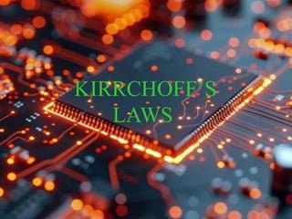 BEE OHMS LAWS KIRCHHOFF LAWS PRESENTATION PPT | PDF