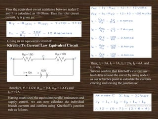 BEE OHMS LAWS KIRCHHOFF LAWS PRESENTATION PPT | PDF