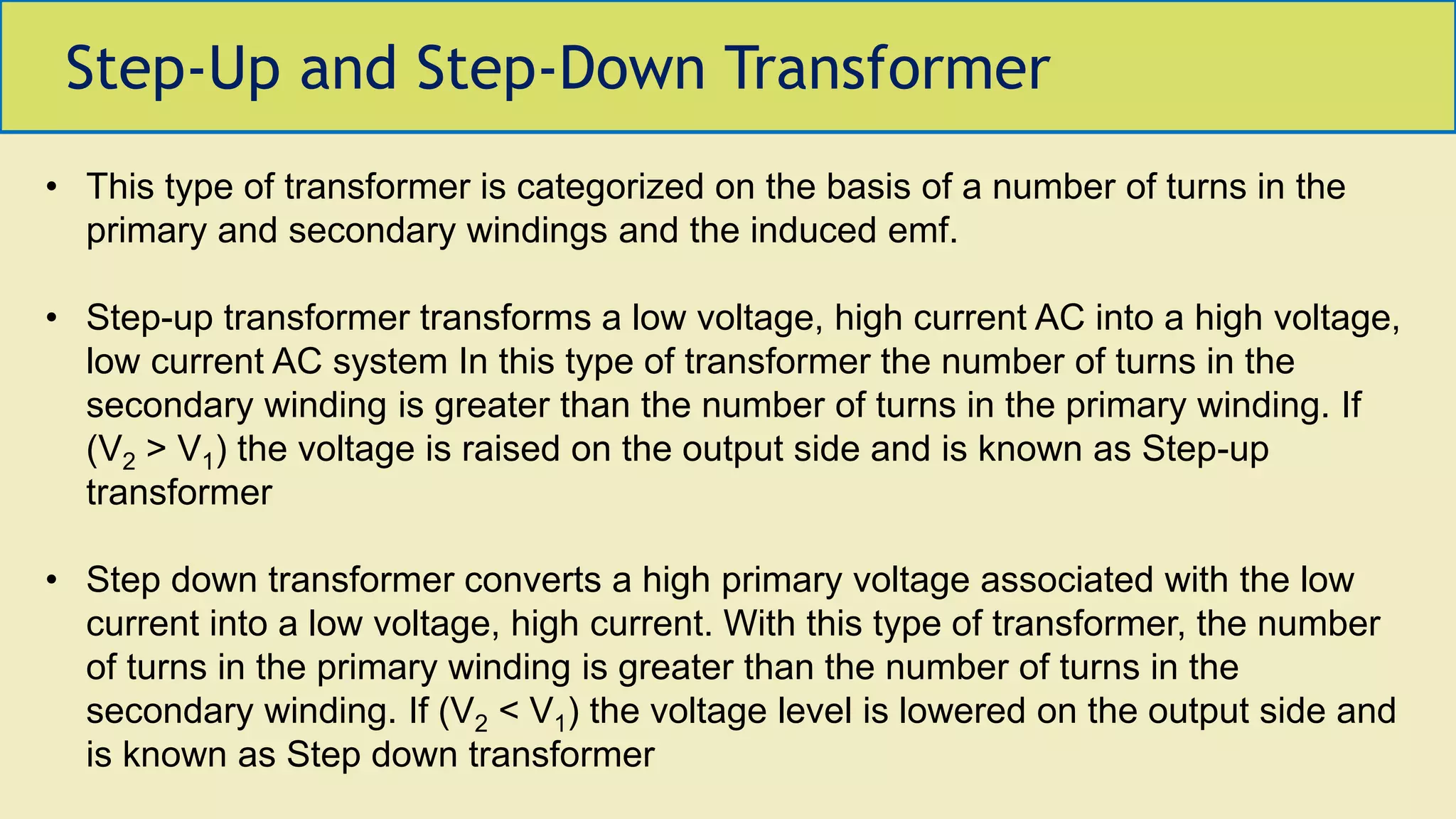 Different Types of Transformers | PPTX | Technology & Computing