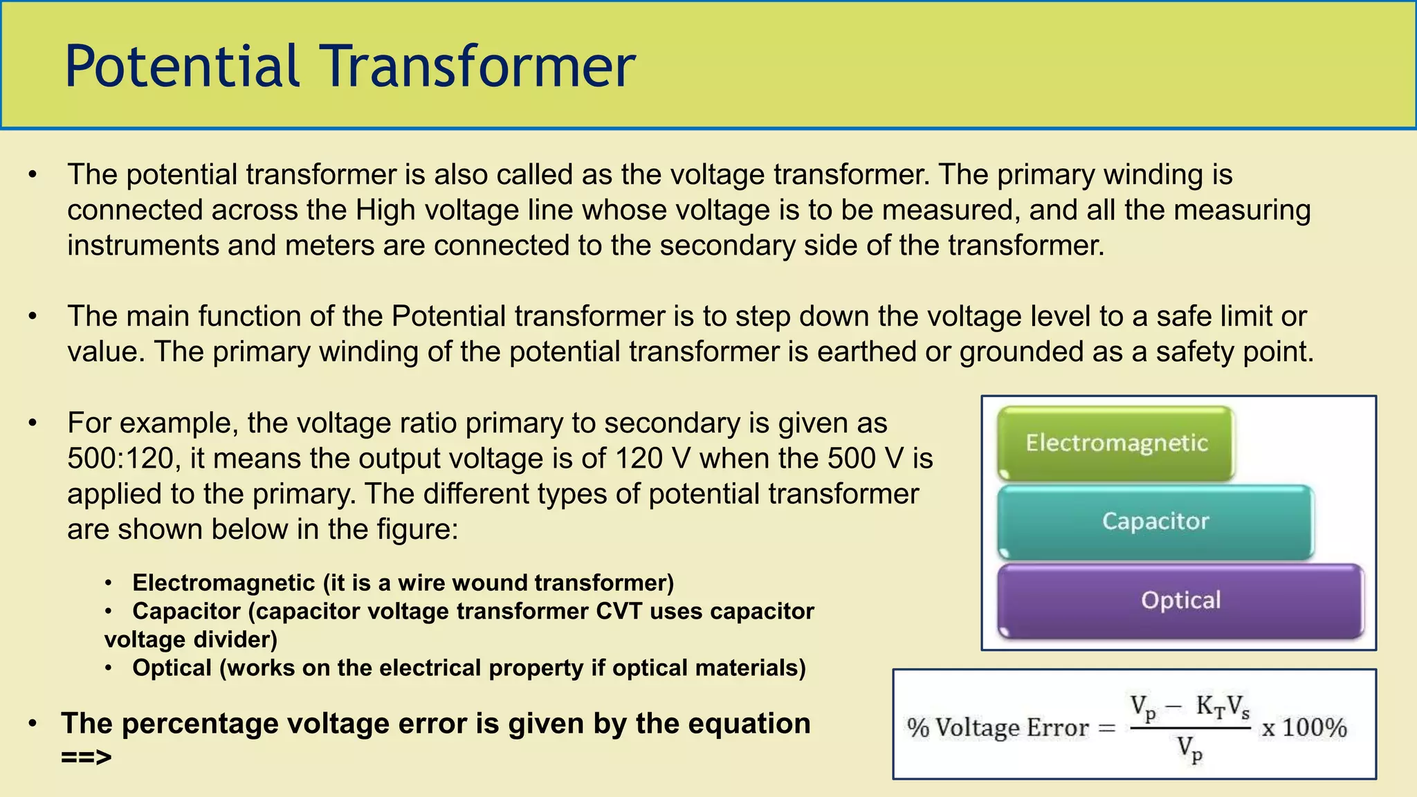 Different Types of Transformers | PPTX