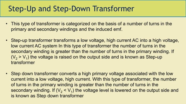 Different Types Of Transformers Pptx Technology And Computing