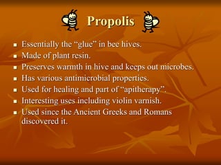 Bee Propolis Presentation for healthy and | PPT