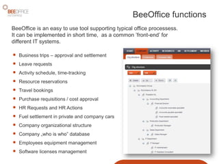 BeeOffice - the best office automation tool for your company! | PPTX