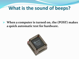 Beeps sound presentation | PPTX