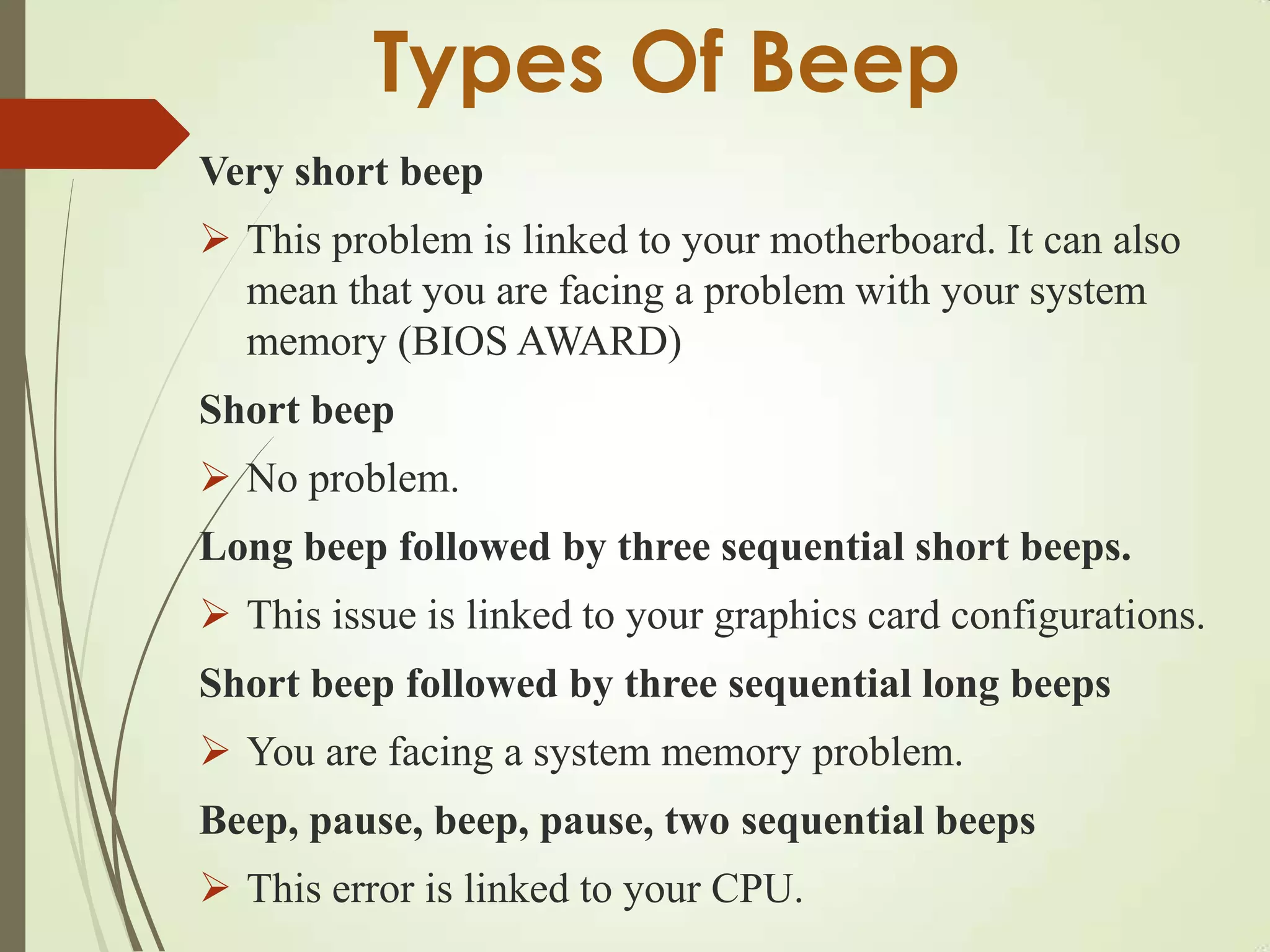 Beep sound | PPT