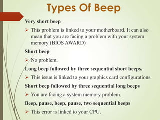 Beep sound | PPT