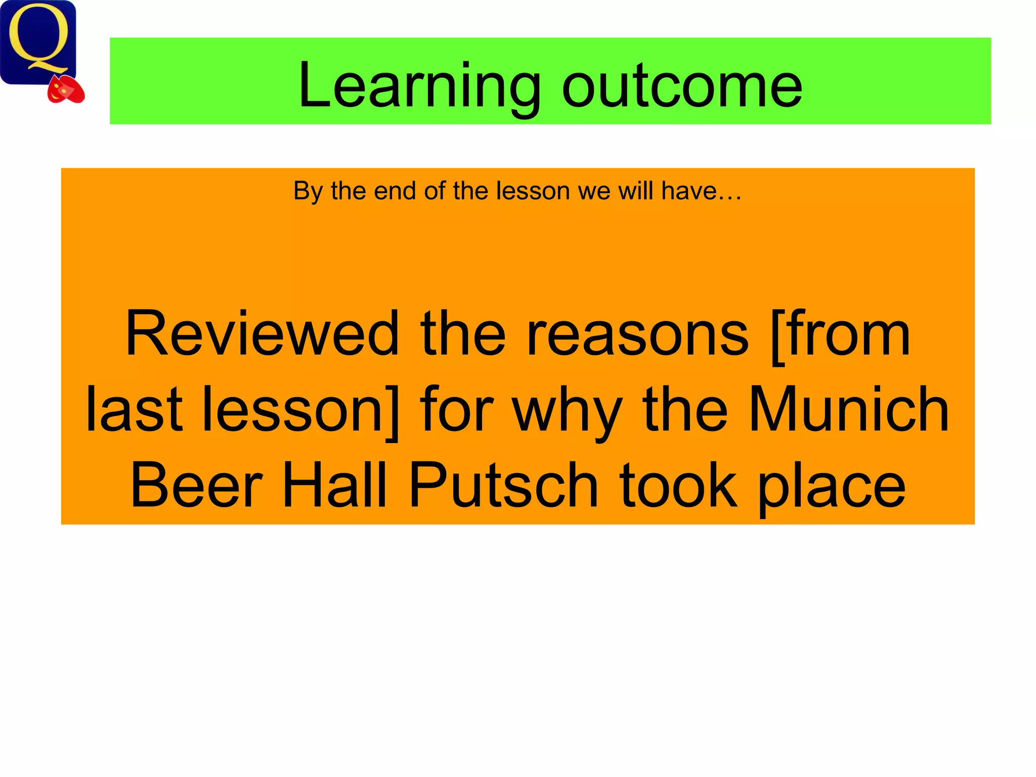 Beer Hall Putsch | PPT