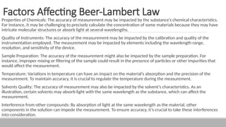 BEER-LAMBERT’S LAW (Principle of Spectroscopy).pptx